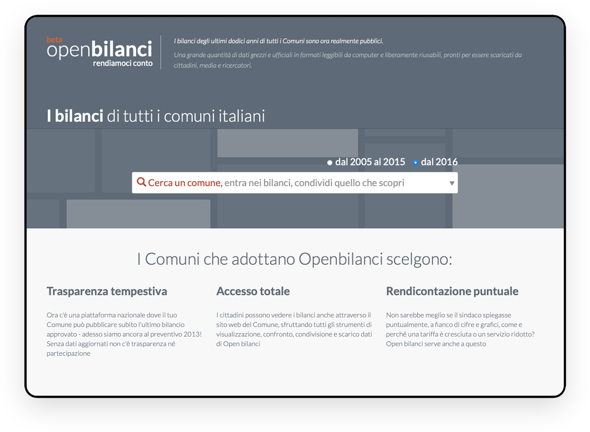 Cosa facciamo | Fondazione Openpolis